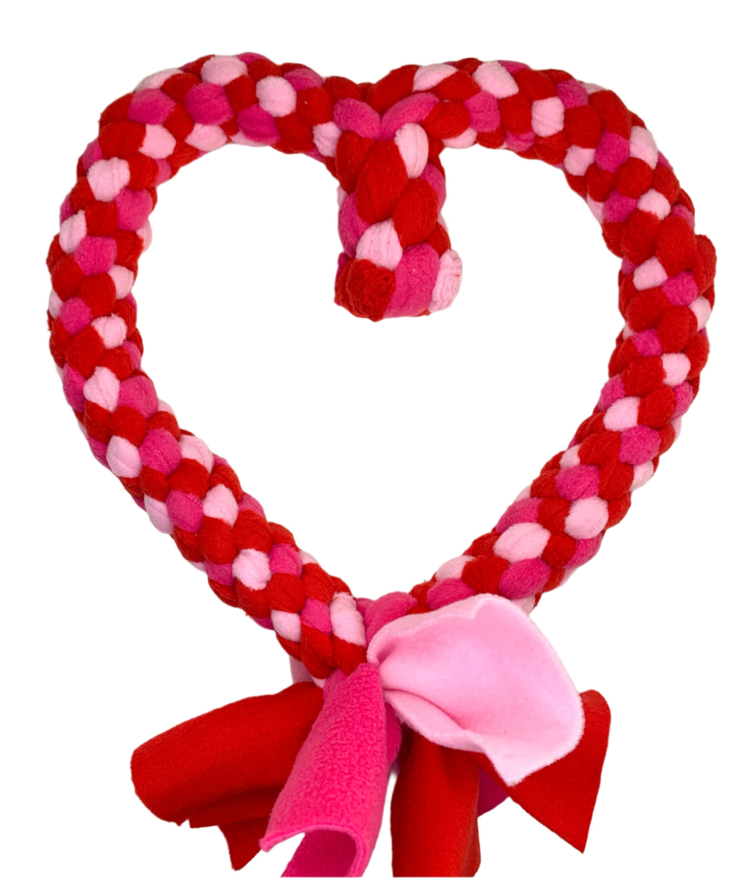 Big Love, Big Fun: Large Love Heart Tug Toy for Playful Dogs ...